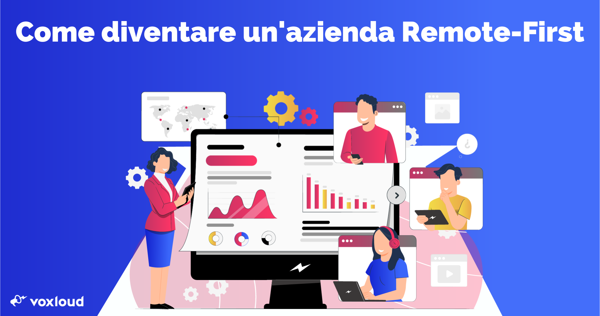 Come diventare un'azienda Remote-First (anche grazie al Centralino in Cloud)
